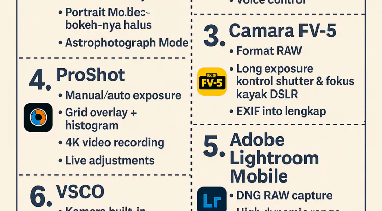 7 Aplikasi Kamera Tambahan yang Bikin HP Kentang Kayak DSLR ...